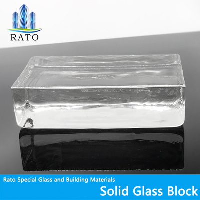 50x100x200mm Polished Solid Clear Crystal Glass Bricks For Home Or ...